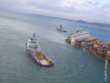 MSC NAPOLI, United Kingdom, 2007 - ITOPF