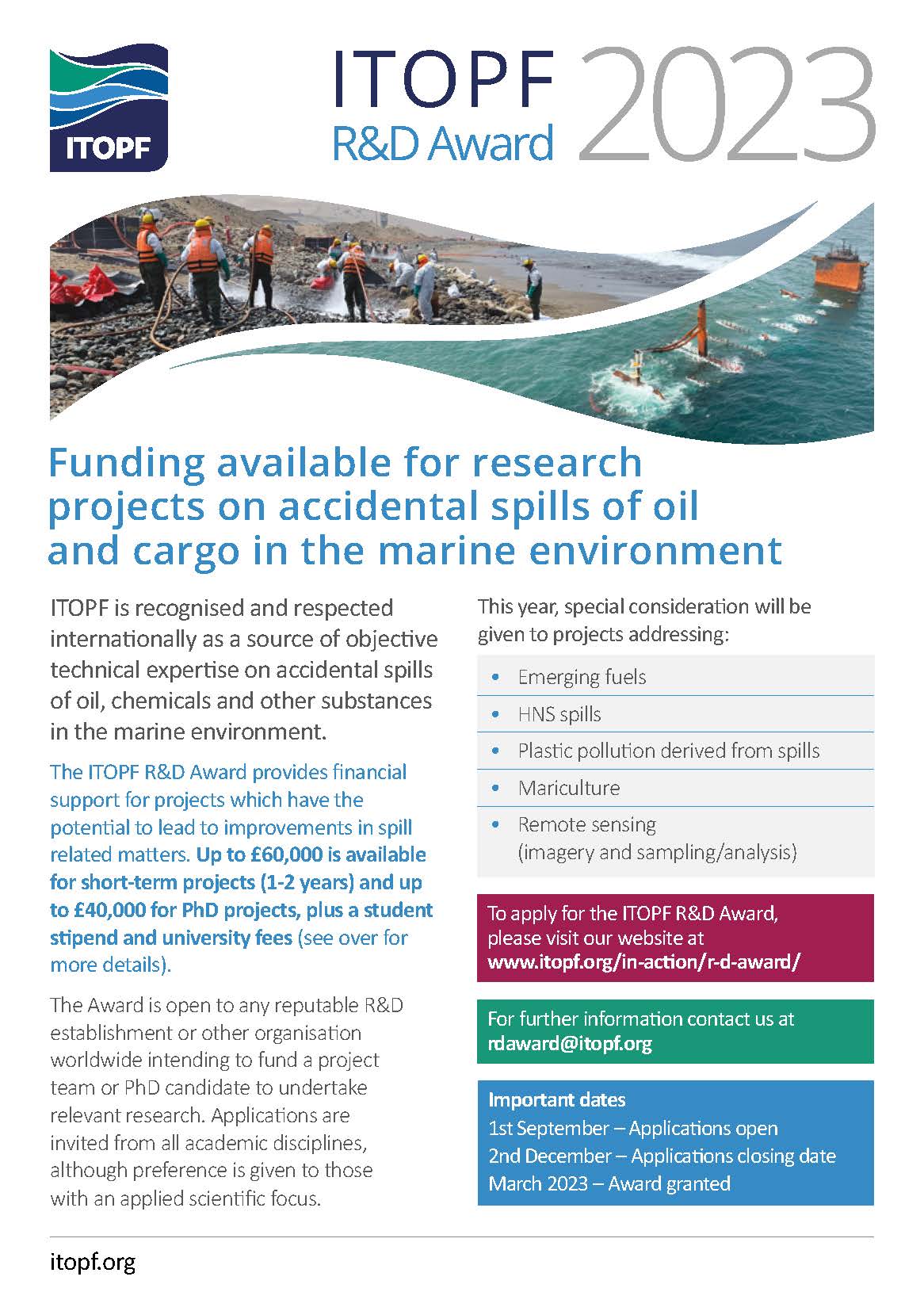 Application process - ITOPF